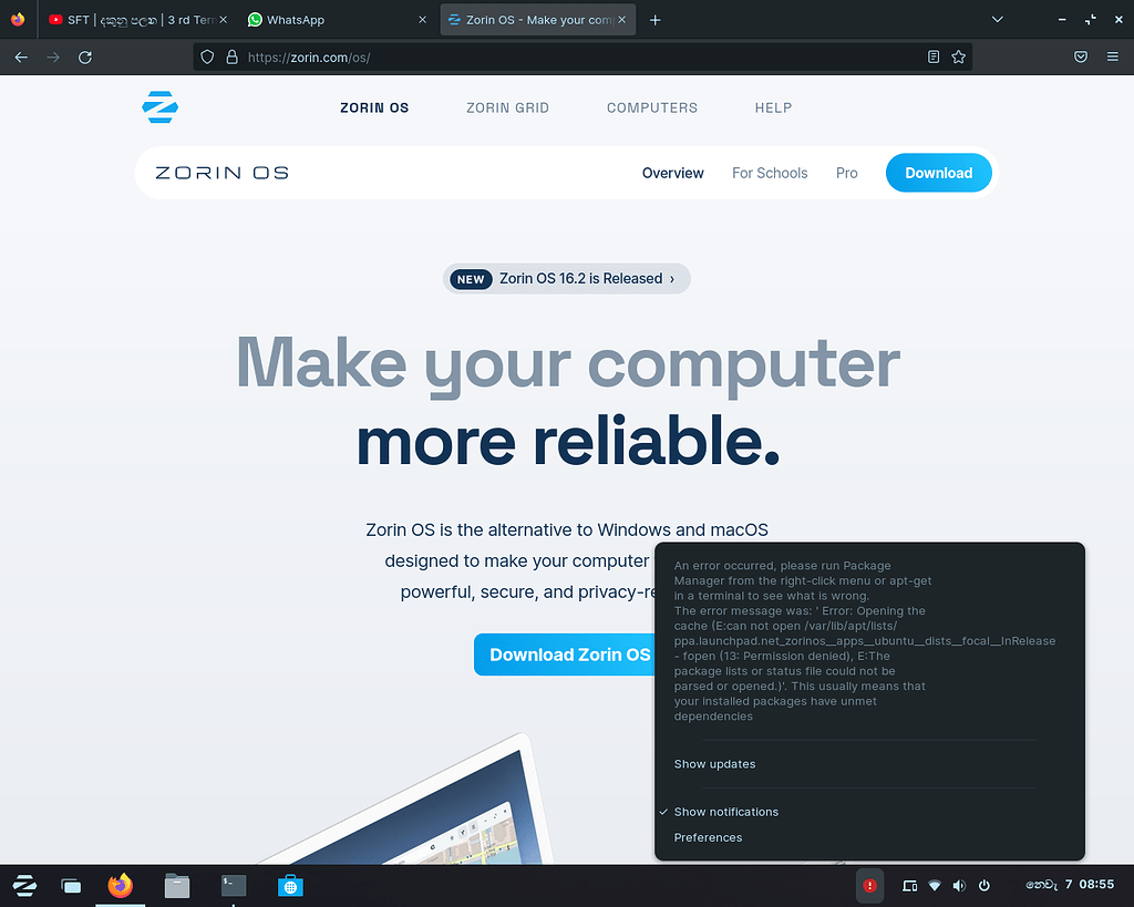 How to fix this problam - General Help - Zorin Forum