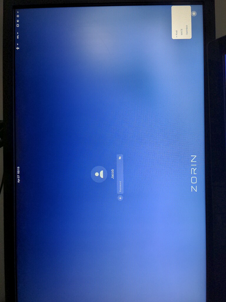 Zorin Desktop option missing from login - General Help - Zorin Forum