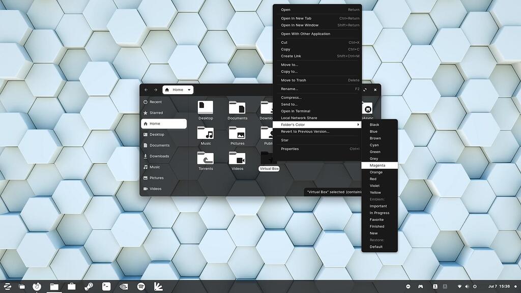 Right Click '' Open in Terminal '' is missing when selecting Files or ...