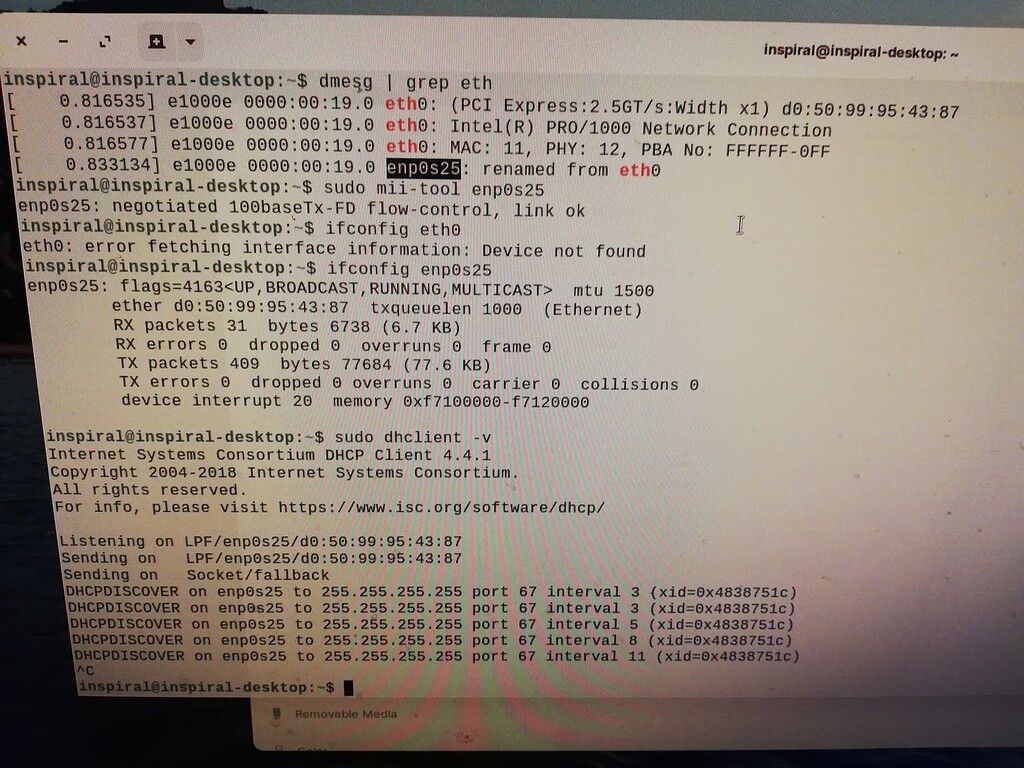 Wired Connection Stopped Working Hardware Support Zorin Forum
