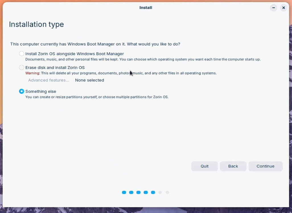 No Bootable Device Screen Shown After Installing Zorin Os 17 1 Installing Zorin Os Zorin Forum