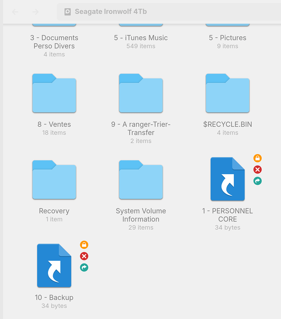 NTFS Secondary Hard Drive - Folders Show up as Shortcuts - General Help ...