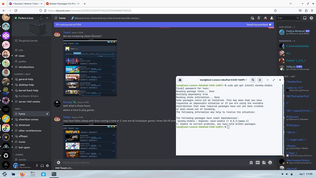The following packagasec have umnet dependicies. WINE ERROR - General Help - Zorin Forum