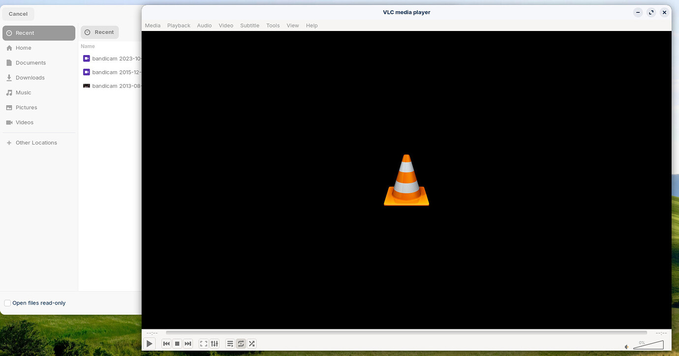 Bug with VLC player and the file window - General Help - Zorin Forum