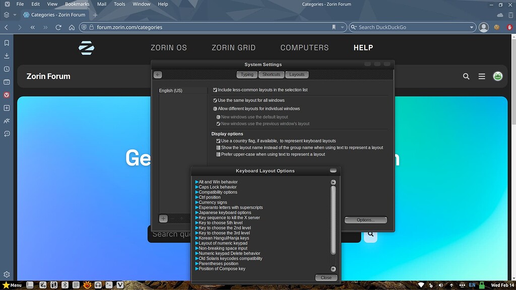 Gnome Keyboard - General Help - Zorin Forum