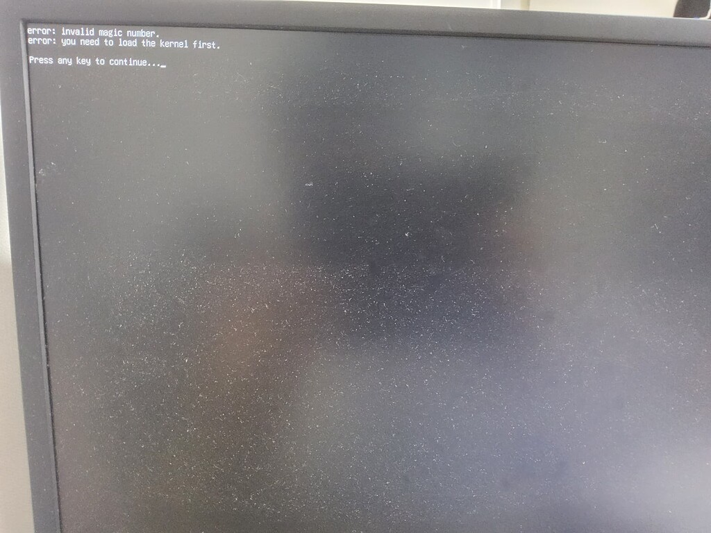 I'm trying to install ZorinOS, there's a error - Installing Zorin OS - Zorin Forum