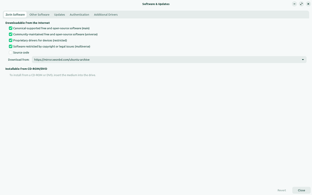 Zorin os 17.1 core software package repository duplicates - General ...