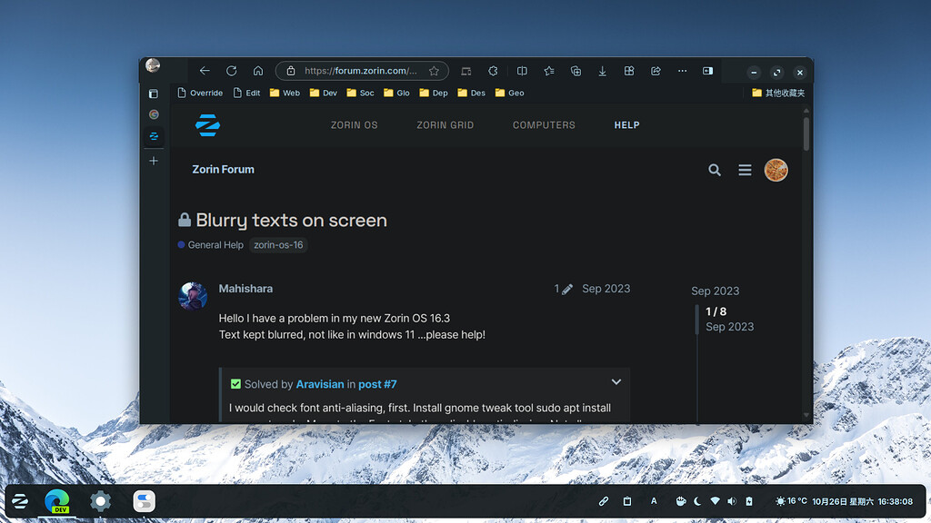 Is there any solution for the blurry apps under fractional scaling on XWayland? - General Help ...