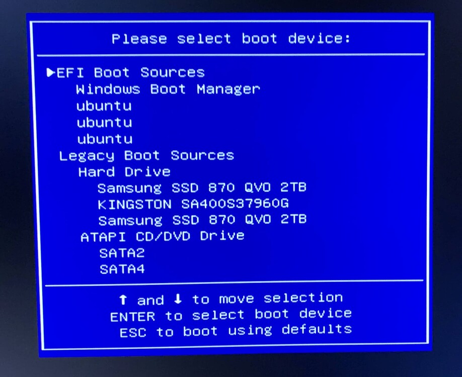 Dual Boot - Dual Disk - set Zorin as boot priority - Installing Zorin OS - Zorin Forum