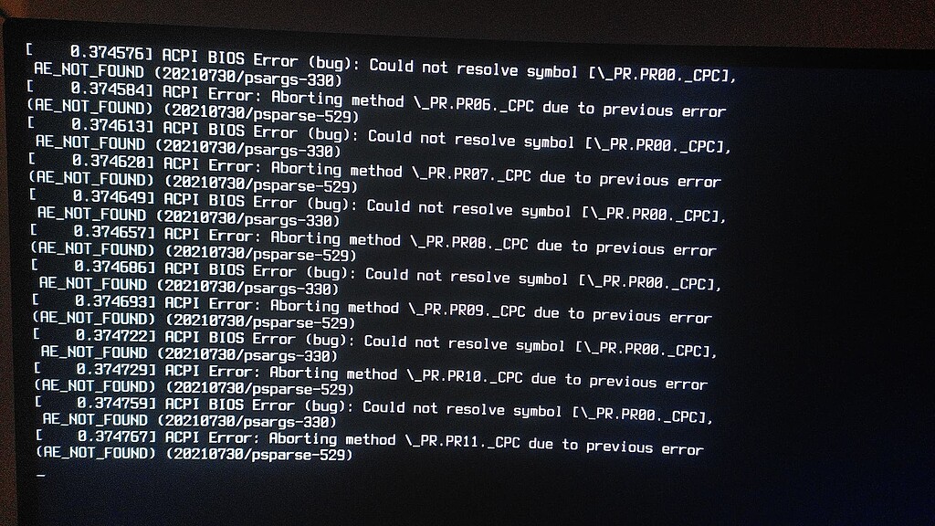 Bios error when starting or shutting down - General Help - Zorin Forum