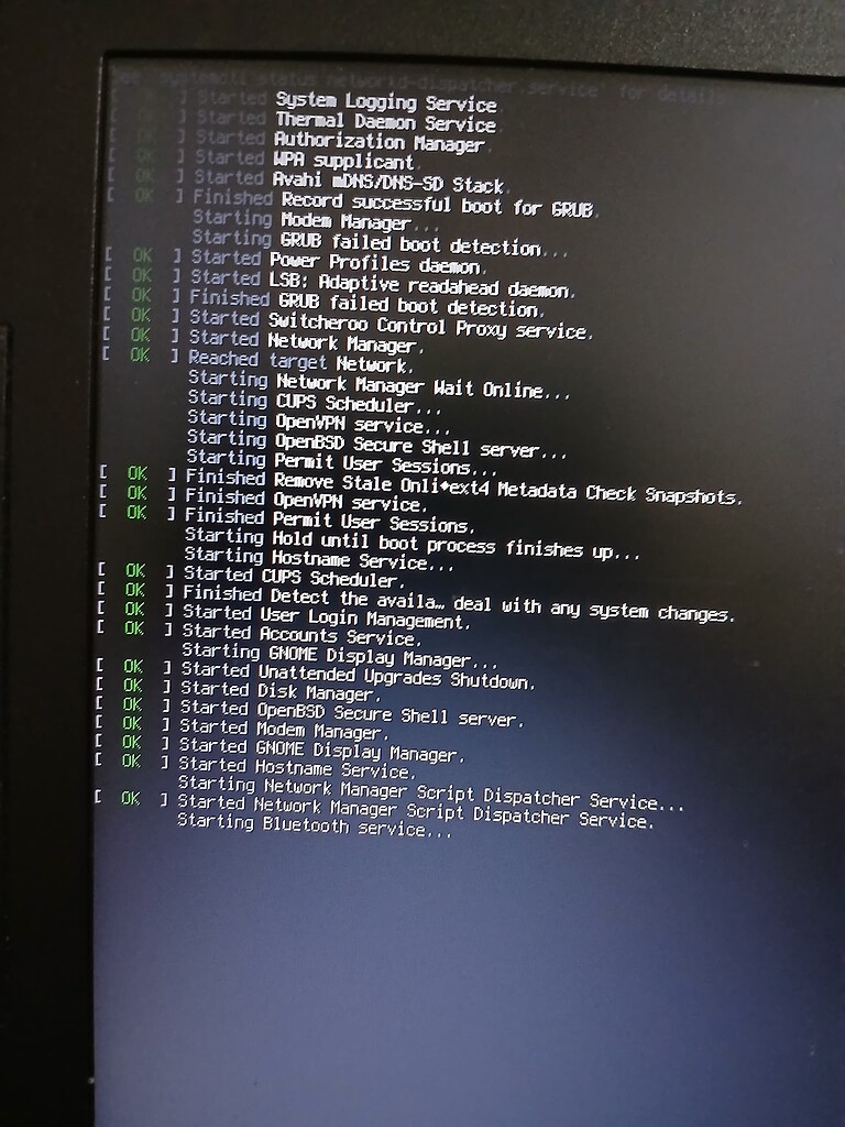 Failed booting (?) dispatcher daemon for system-networkd - General Help ...