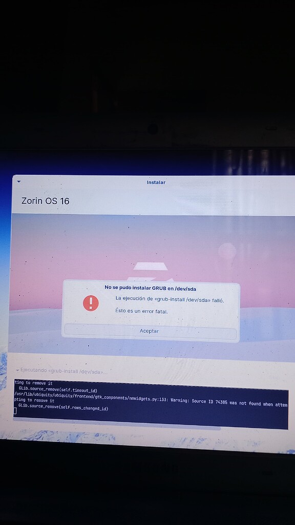 No instala - Installing Zorin OS - Zorin Forum