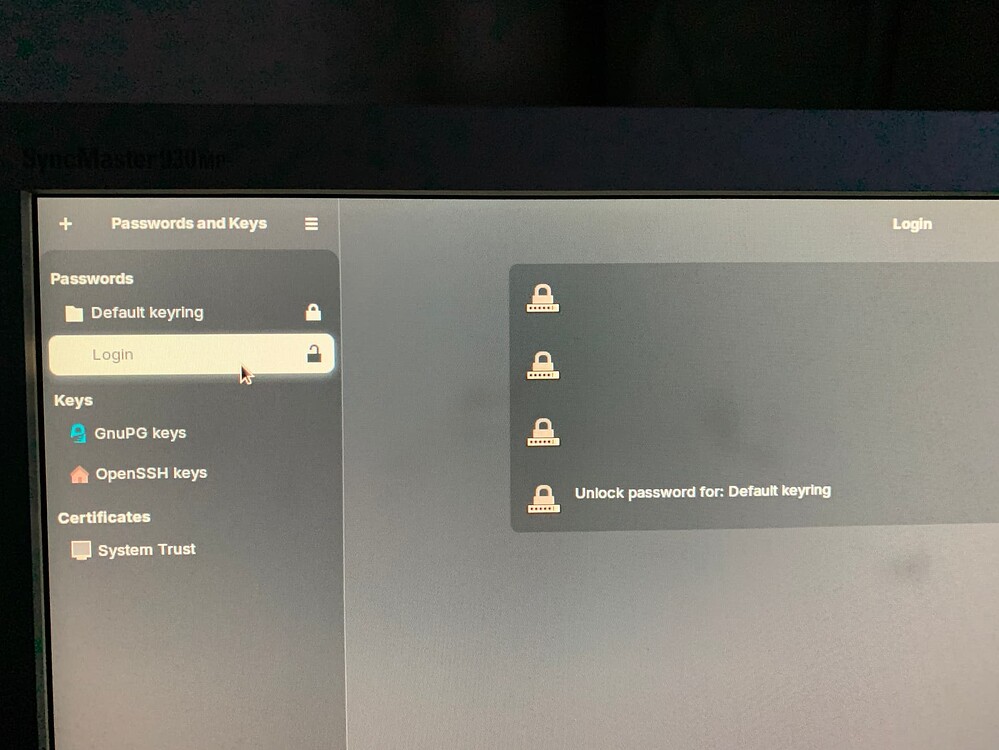 Editing Keyring and PW's for RDP access w permanent PW w/o monitor - Success - Tutorials ...