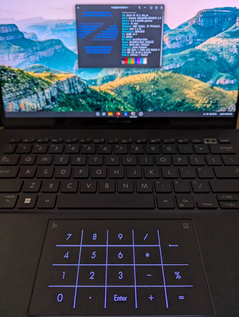 Asus Zenbook users - touchpad number input is available! - Tutorials ...