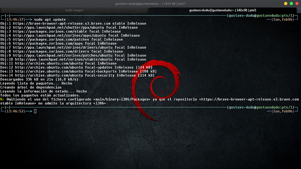 When Updating Zorin Brave Does Not Update General Help Zorin Forum