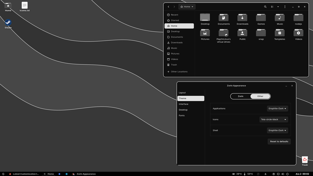 My favorite dark theme and icons - Customization - Zorin Forum My favorite dark theme and icons - Customization - Zorin Forum