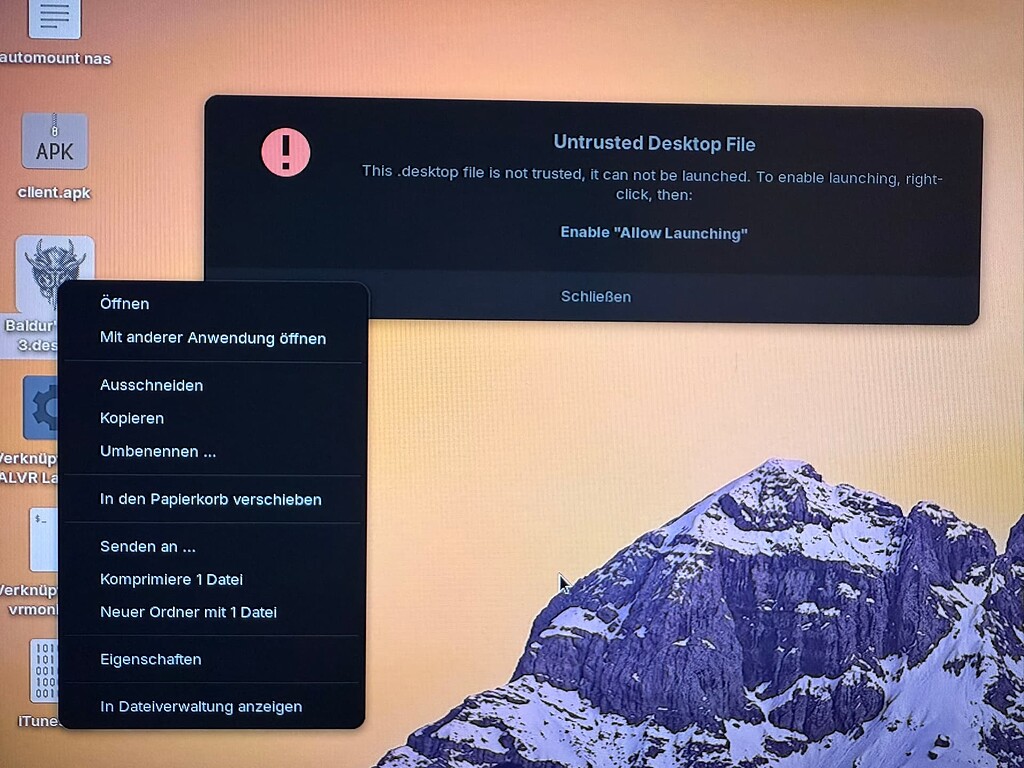 "Allow Launching" for Desktop file not there - General Help - Zorin Forum
