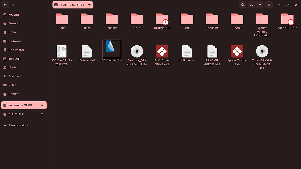 Files and folders from Zorin OS Core .iso - General Help - Zorin Forum