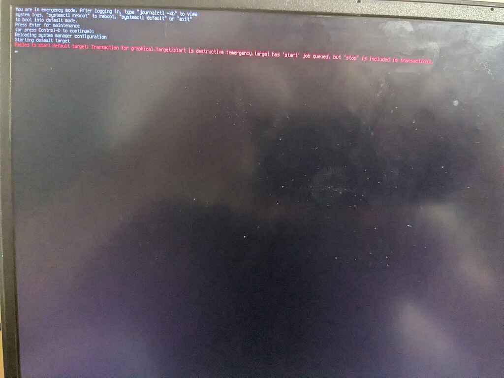 Emergency mode on Zorin Core / Windows 11 - General Help - Zorin Forum