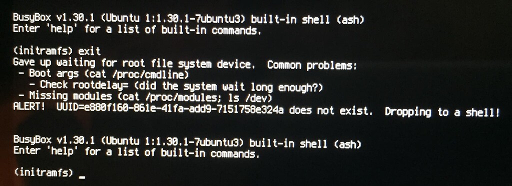Installing on a brand new laptop doesn't work - Busybox and Boot arg error - Installing Zorin OS ...