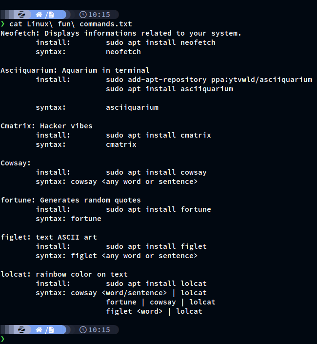 Some cool terminal prompts and configuration - General Help - Zorin Forum