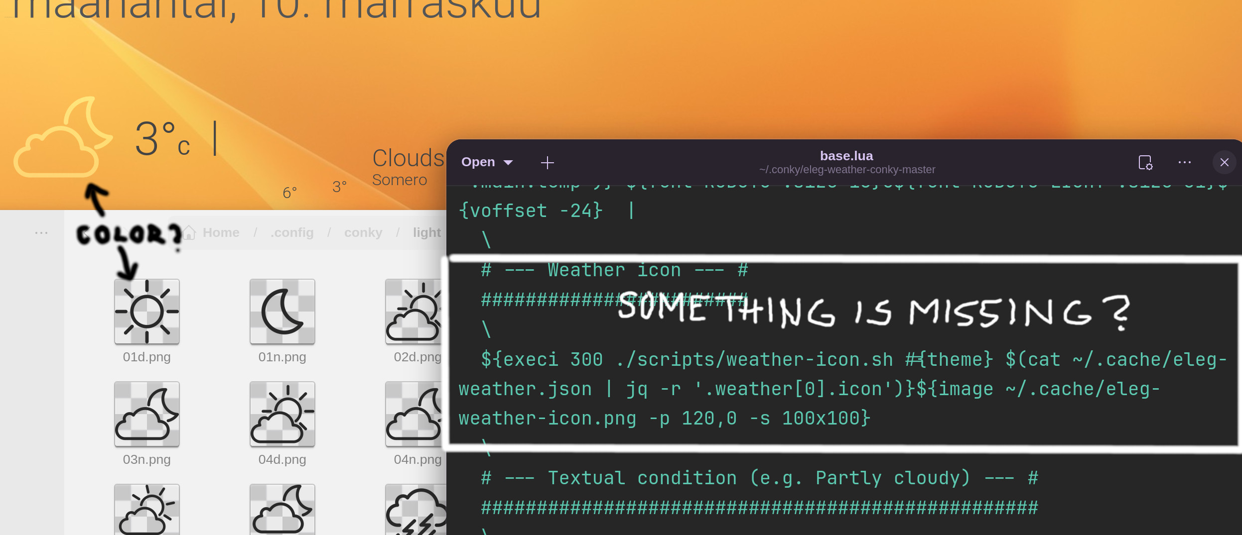 Confusing problem with Conky widget - Customization - Zorin Forum