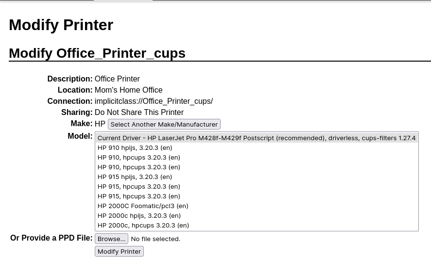 New Lenovo laptop with Zorin 16 can't drive a printer - Hardware ...
