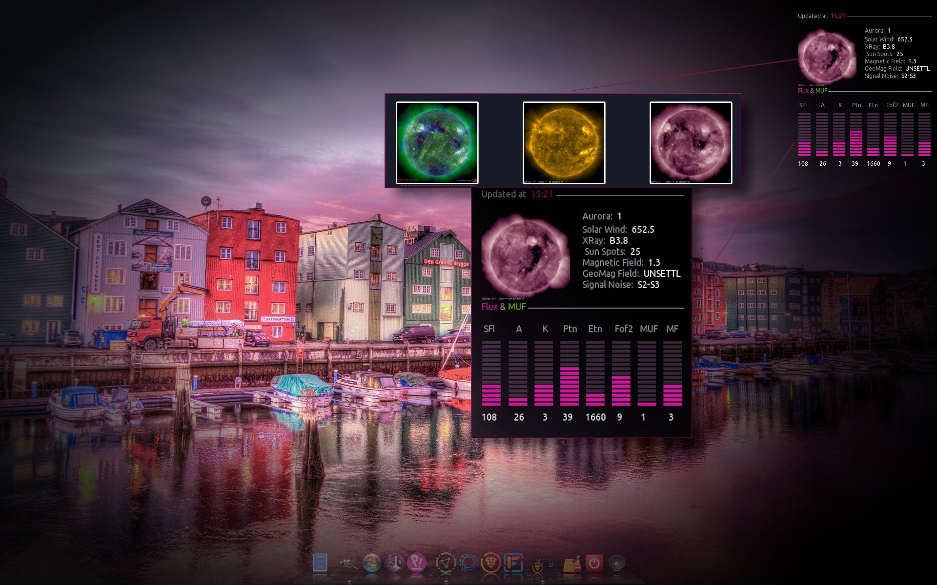 Conky "SolarSpy" w Lua/HUD - Download links - Customization - Zorin Forum