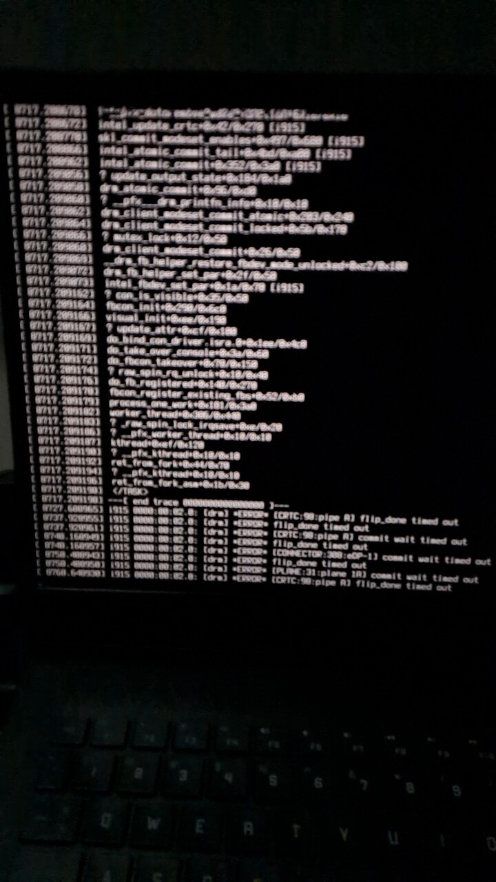 Laptop hangs on shutdown/power off - Intel/Nvidia - "commit wait timed ...